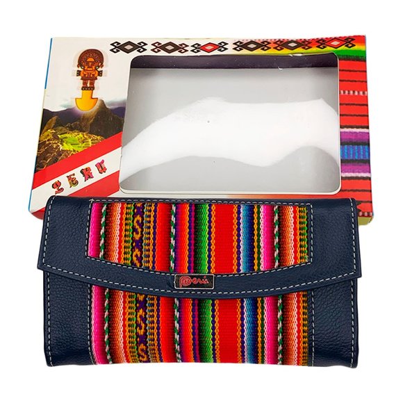 Peru | Bags | New Peru Souvenir Womens Ethnic Textile Fabric Leather ...